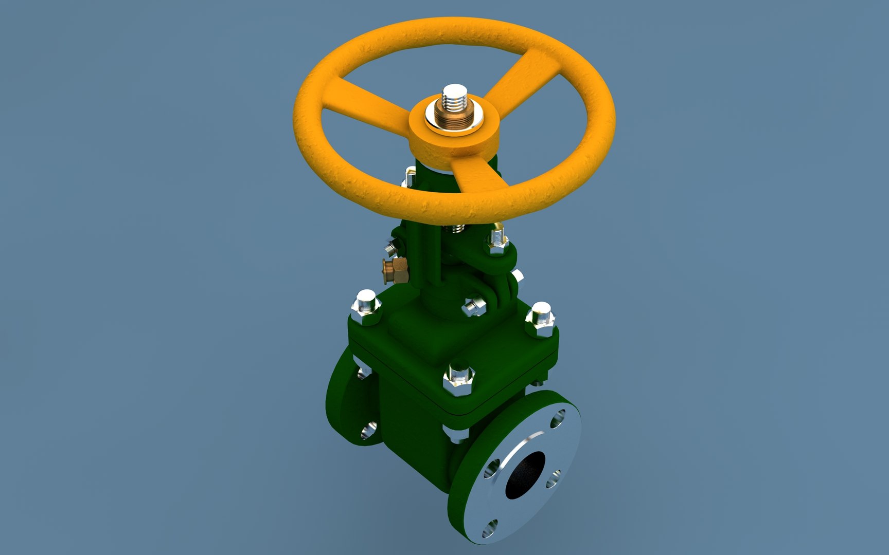 3d model of gate valve