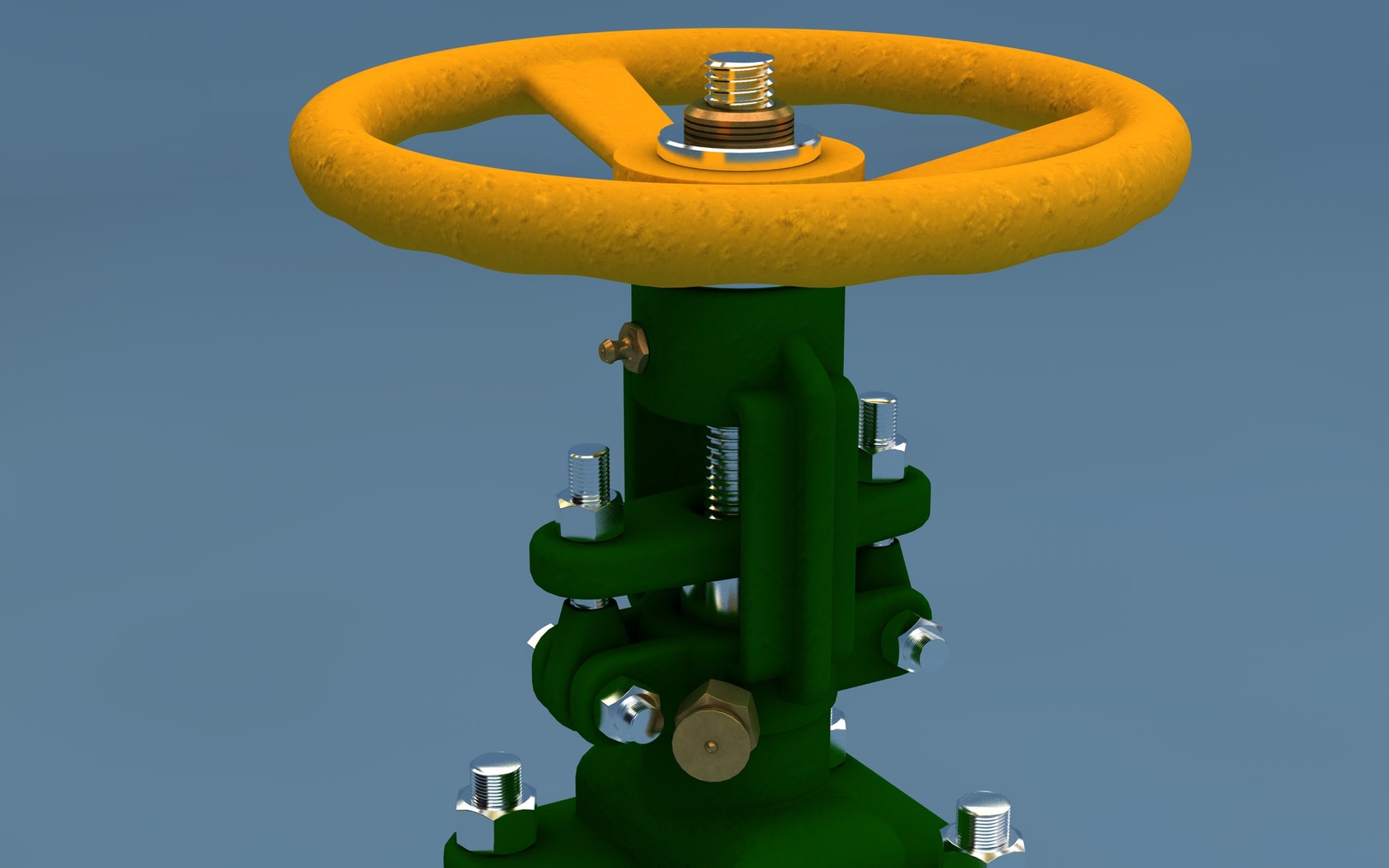 3d model of gate valve