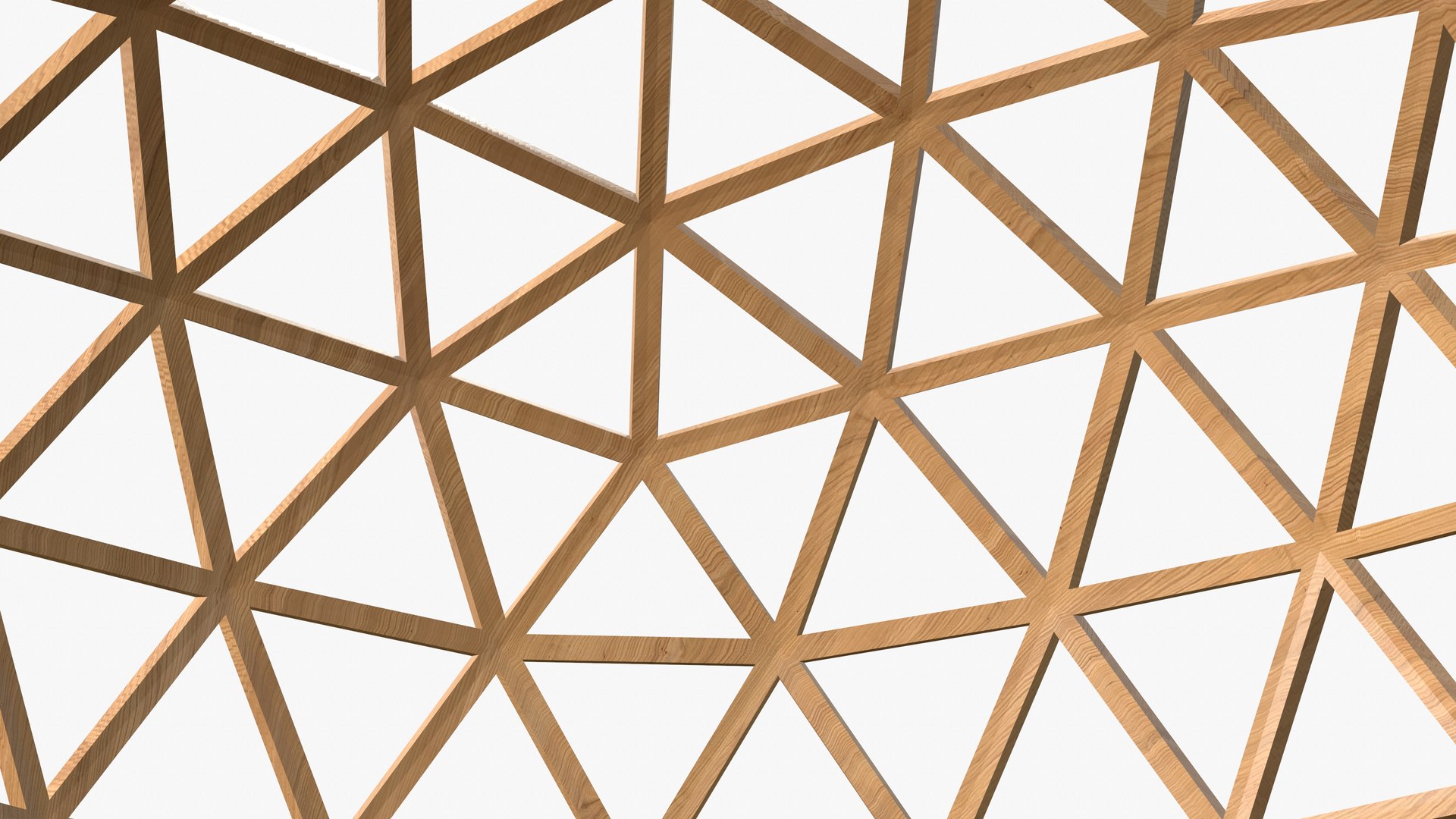 3D Geodesic Dome Wooden 4V Model - TurboSquid 1830546