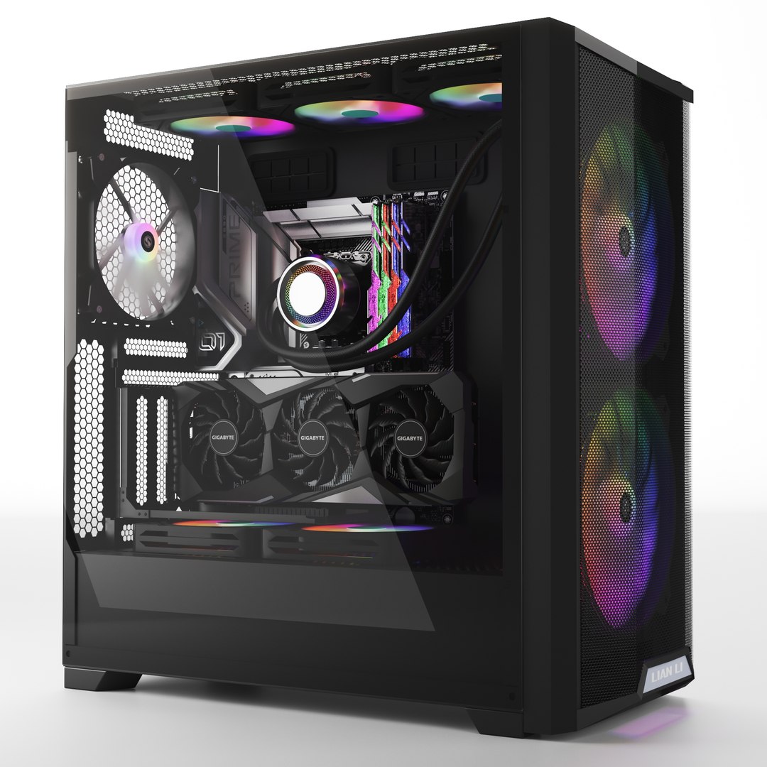 3D Model Lian Li Lancool-215 - TurboSquid 1942957