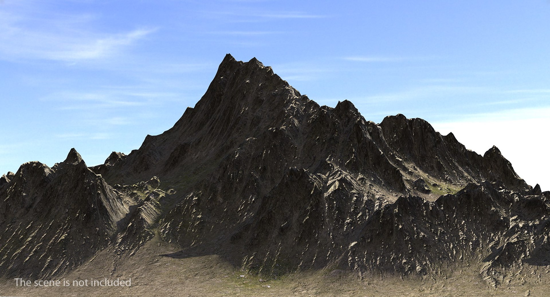 Mountain Peak Landscape Model - TurboSquid 1369777