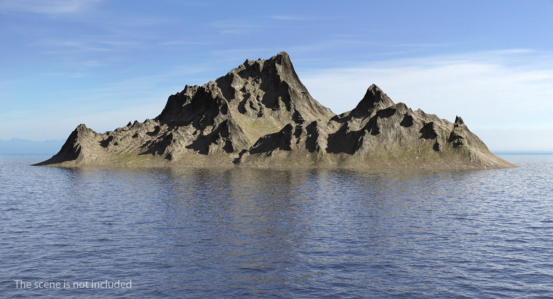 Mountain Peak Landscape Model - TurboSquid 1369777