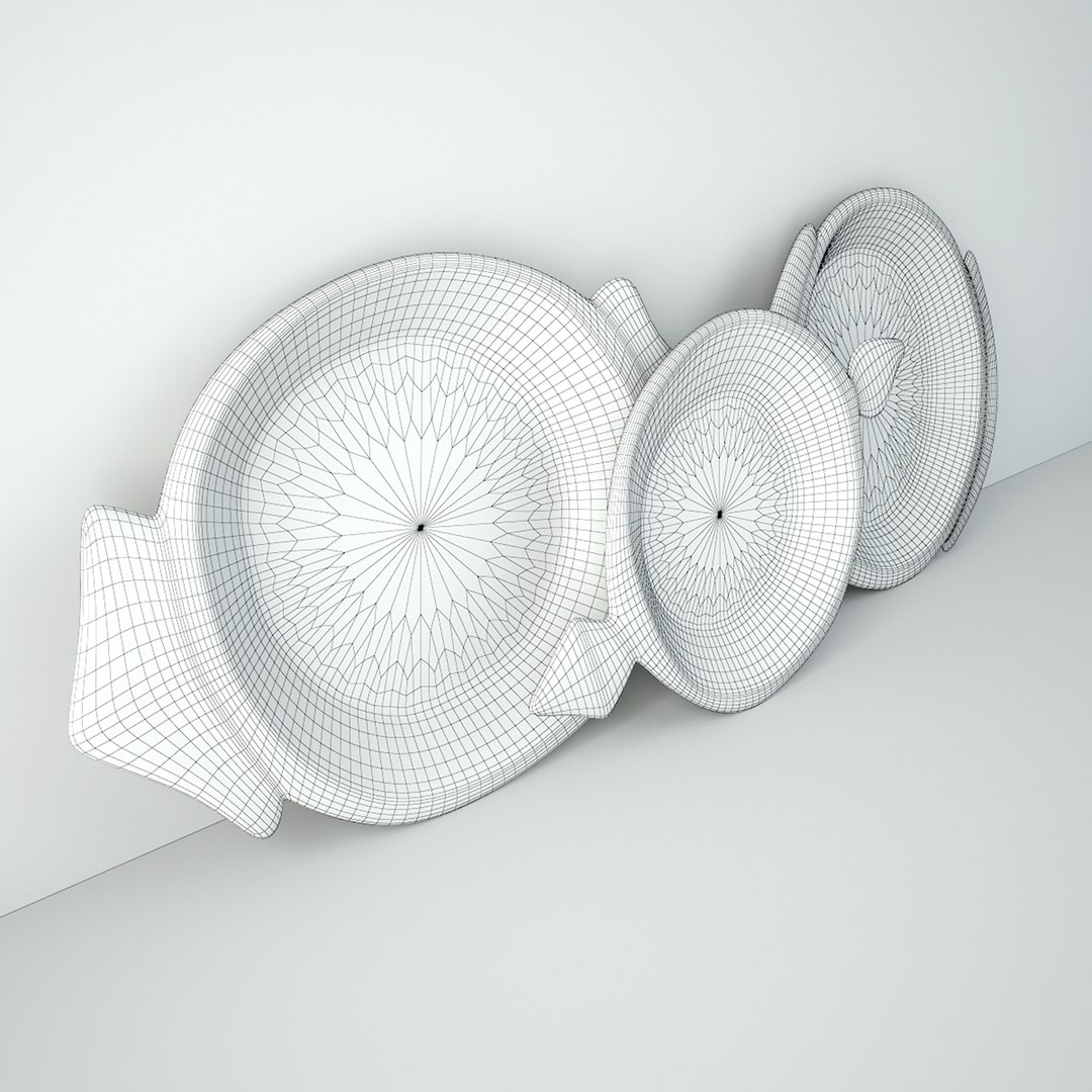 Vintage Wood Bowls 3D Model - TurboSquid 2129231