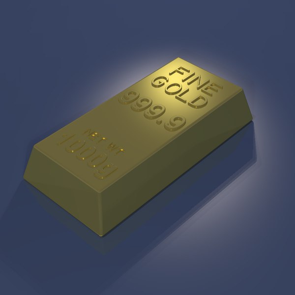 3d model gold