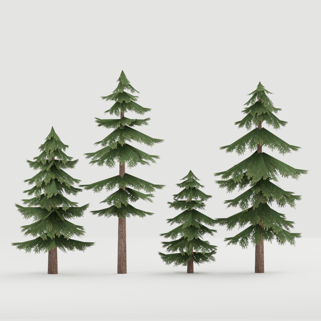 modèle 3D de Pine Tree Pack G15 - TurboSquid 1424590