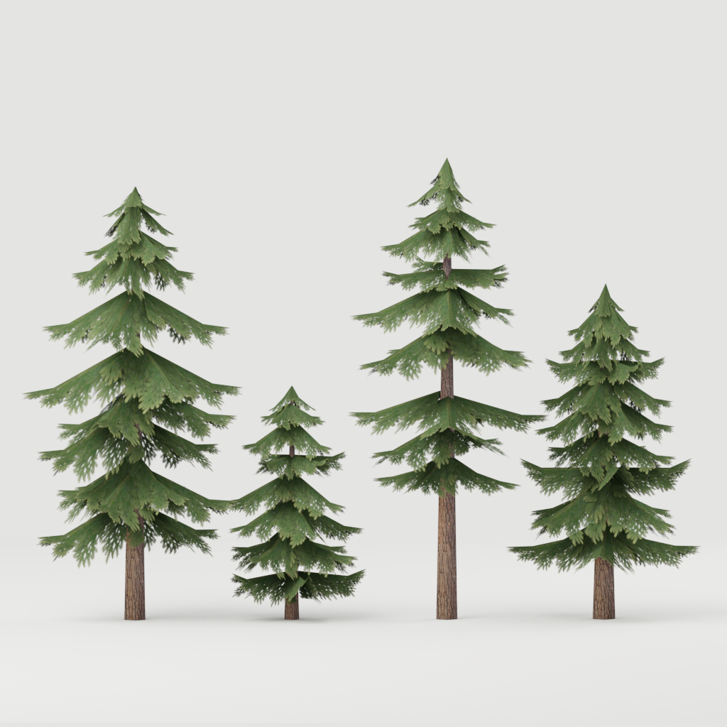 modèle 3D de Pine Tree Pack G15 - TurboSquid 1424590