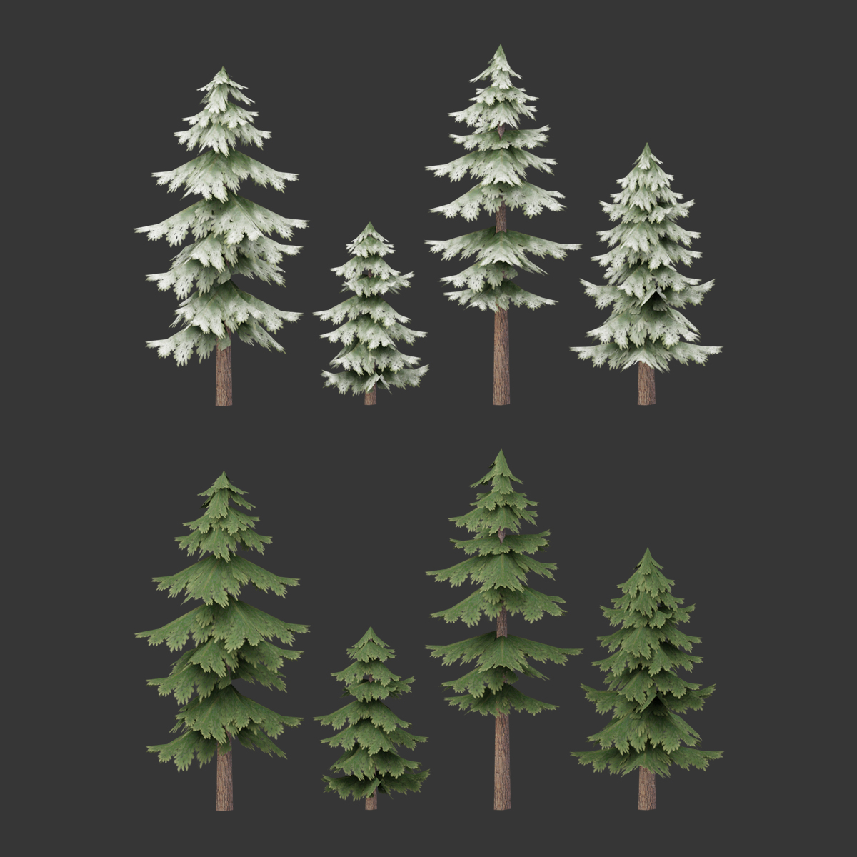 modèle 3D de Pine Tree Pack G15 - TurboSquid 1424590