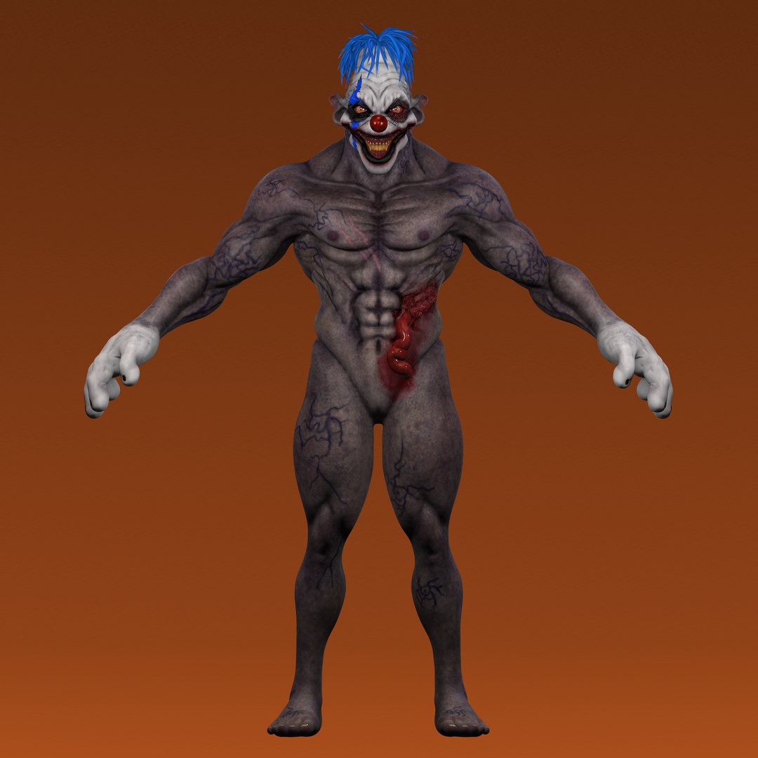 Killer Clown 3d Model