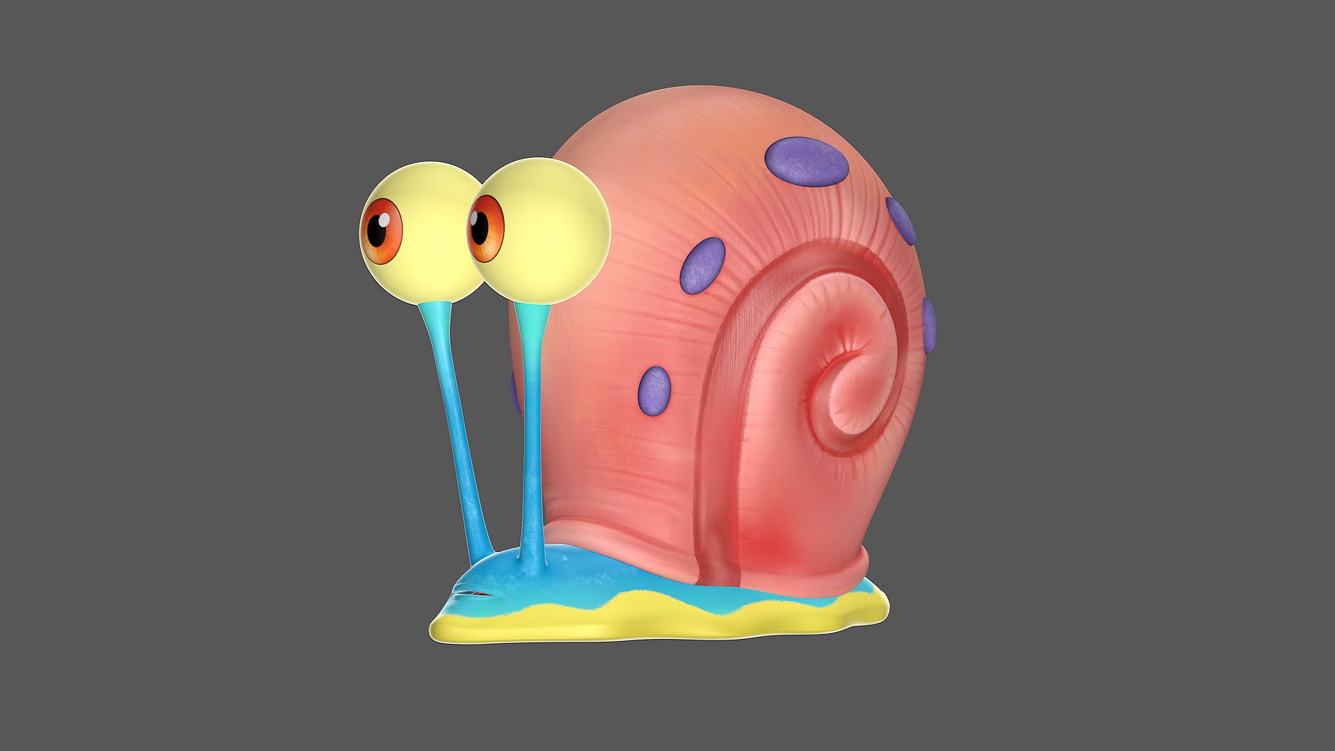 Gary The Snail Cinematic Character 3D Model - TurboSquid 2111184