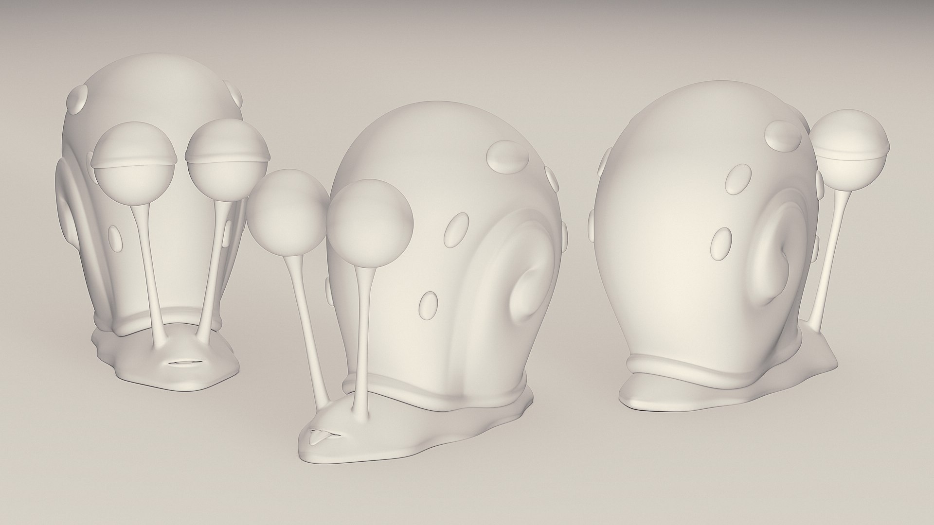 Gary The Snail Cinematic Character 3D Model - TurboSquid 2111184