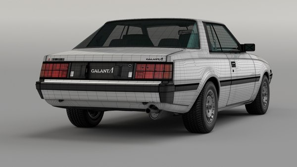 Mitsubishi Sapporo Galant Lambda 3D - TurboSquid 1837803