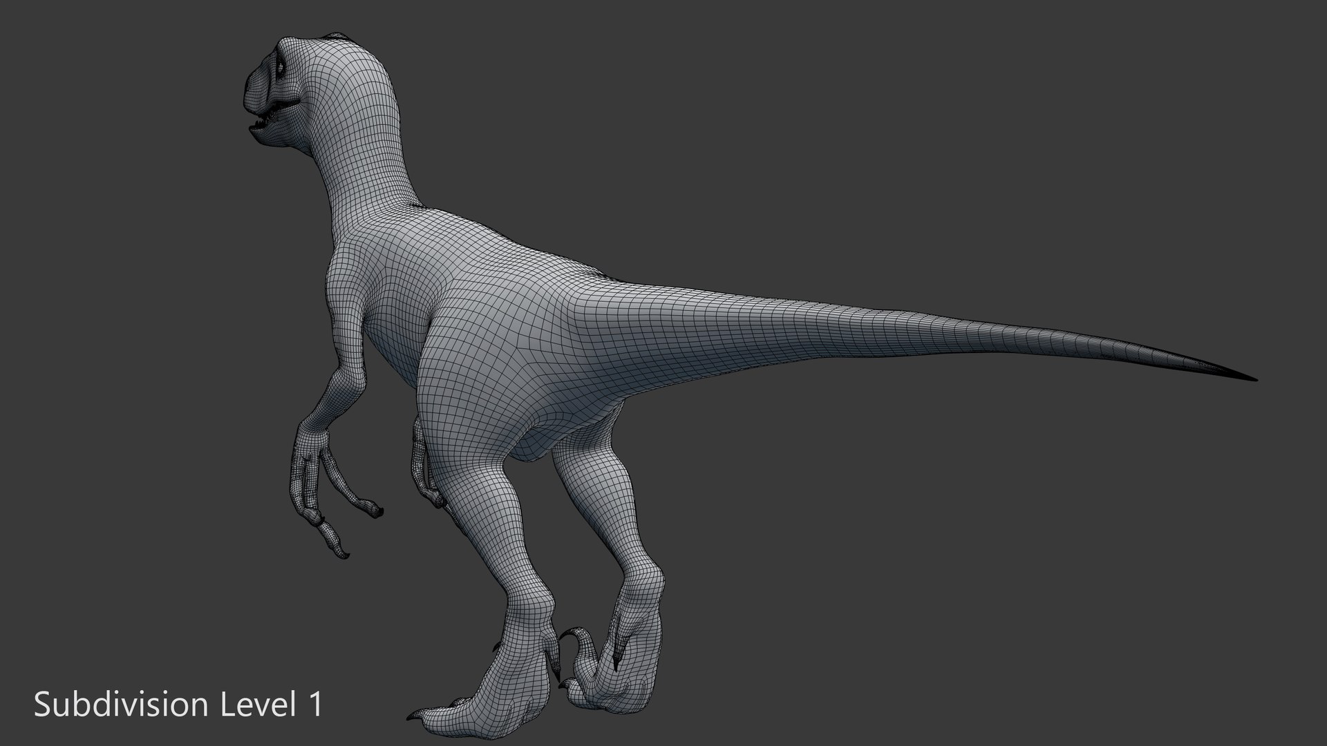 Realistic Raptor 3D Model - TurboSquid 1245365