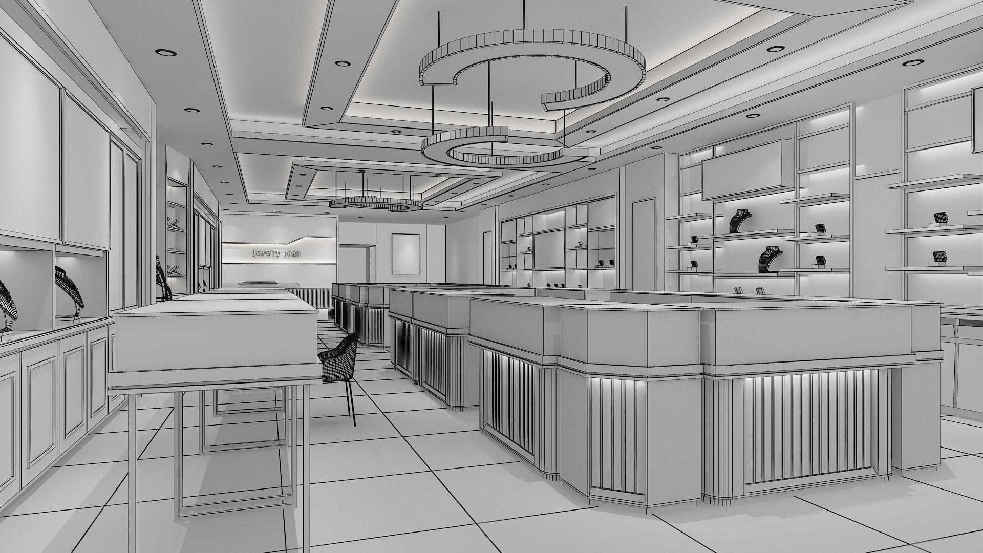 3D Model Jewelry Store 04 - TurboSquid 2156361