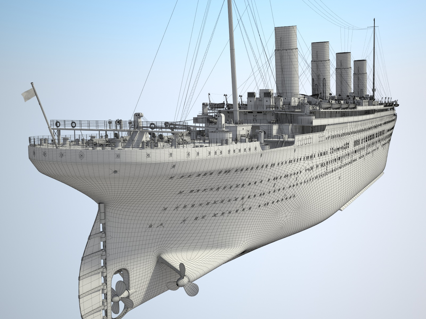 modelo 3d RMS Titanic crucero - TurboSquid 1003753