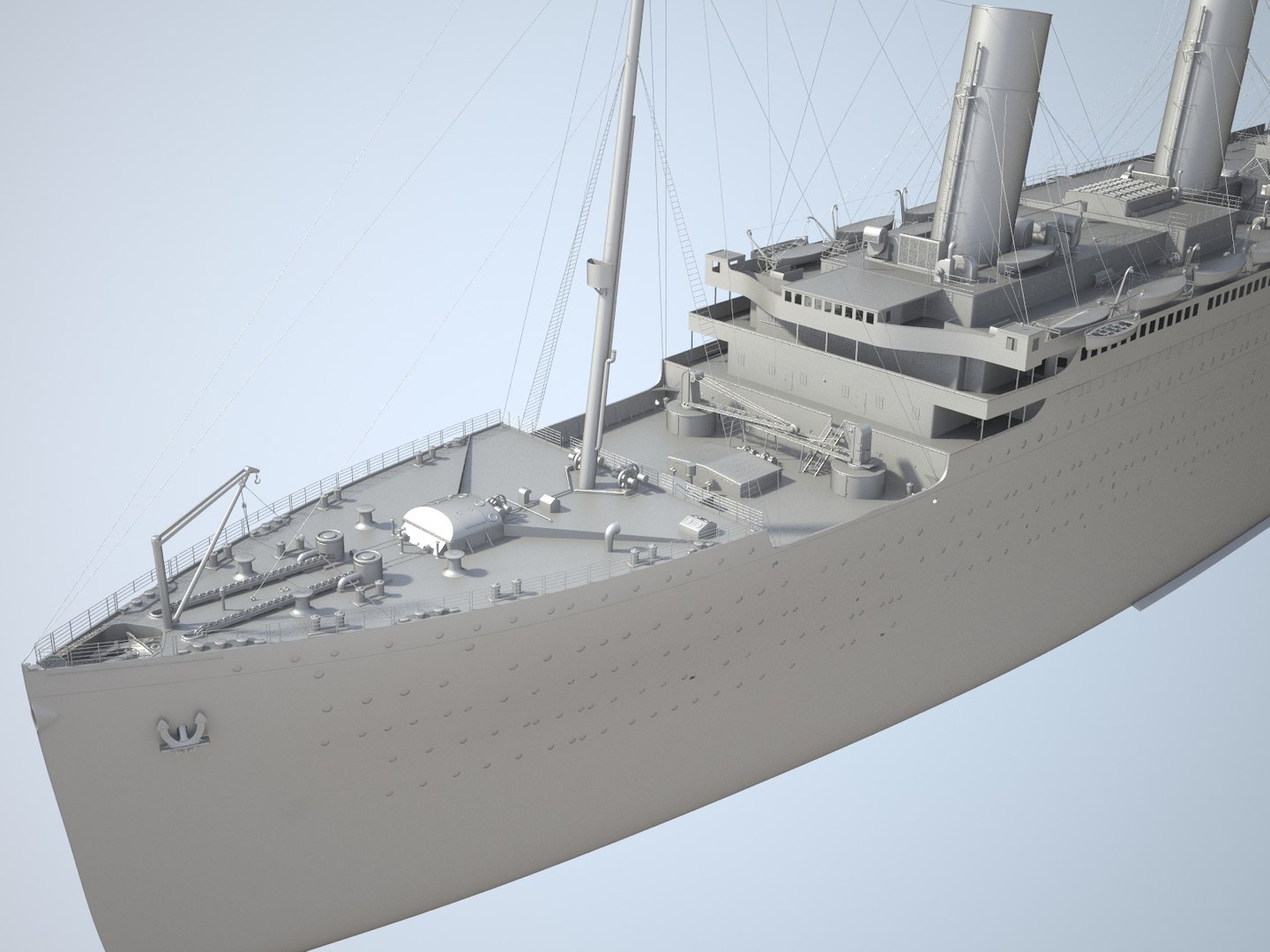3d Model Of Ship Cruise Rms