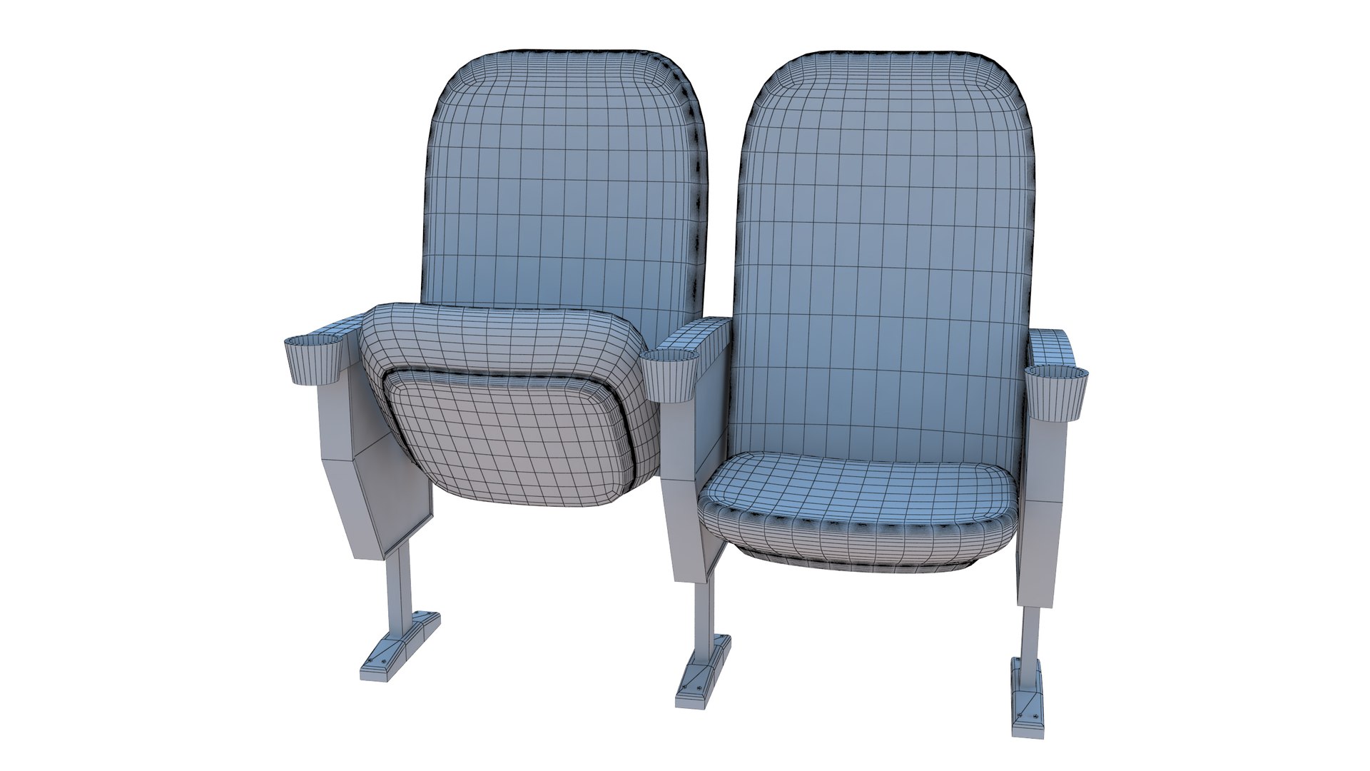 Chair Theatre 3D Model - TurboSquid 1640421