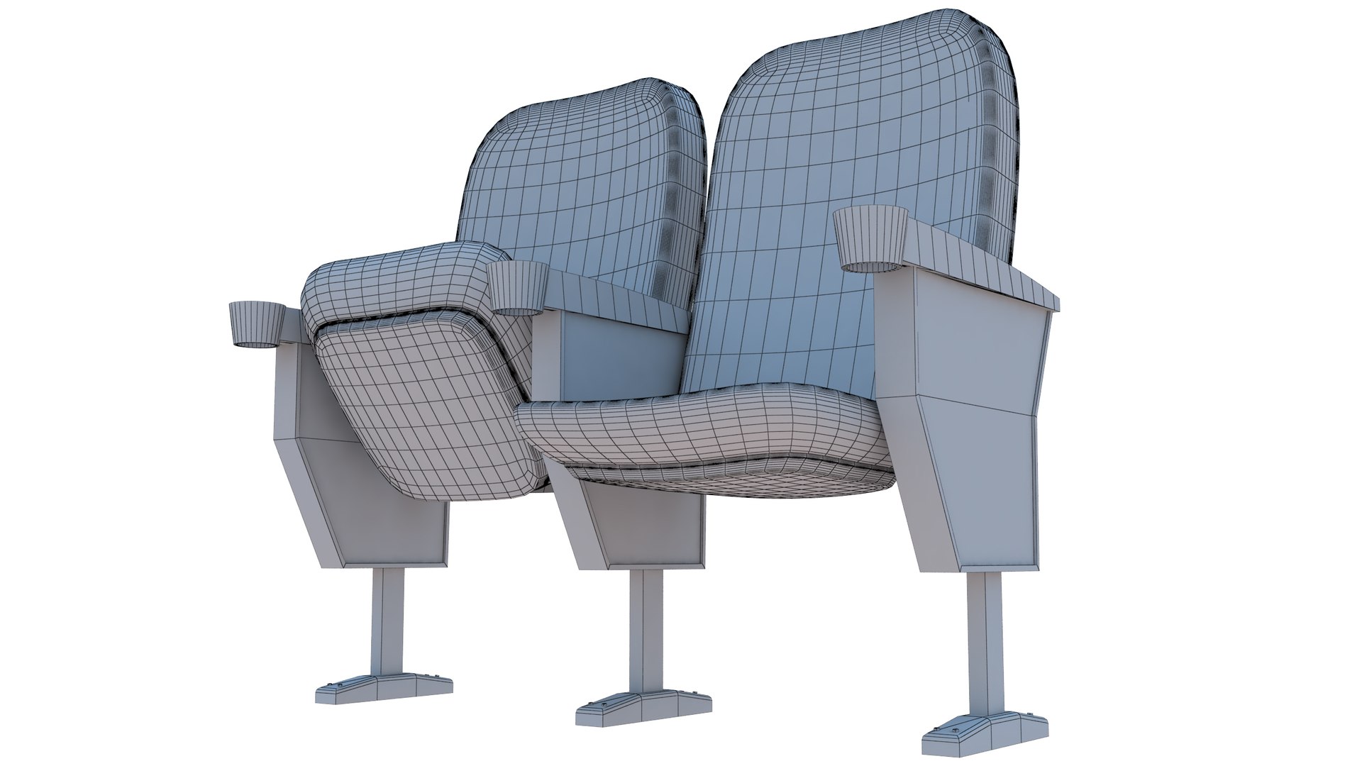 Chair Theatre 3D Model - TurboSquid 1640421