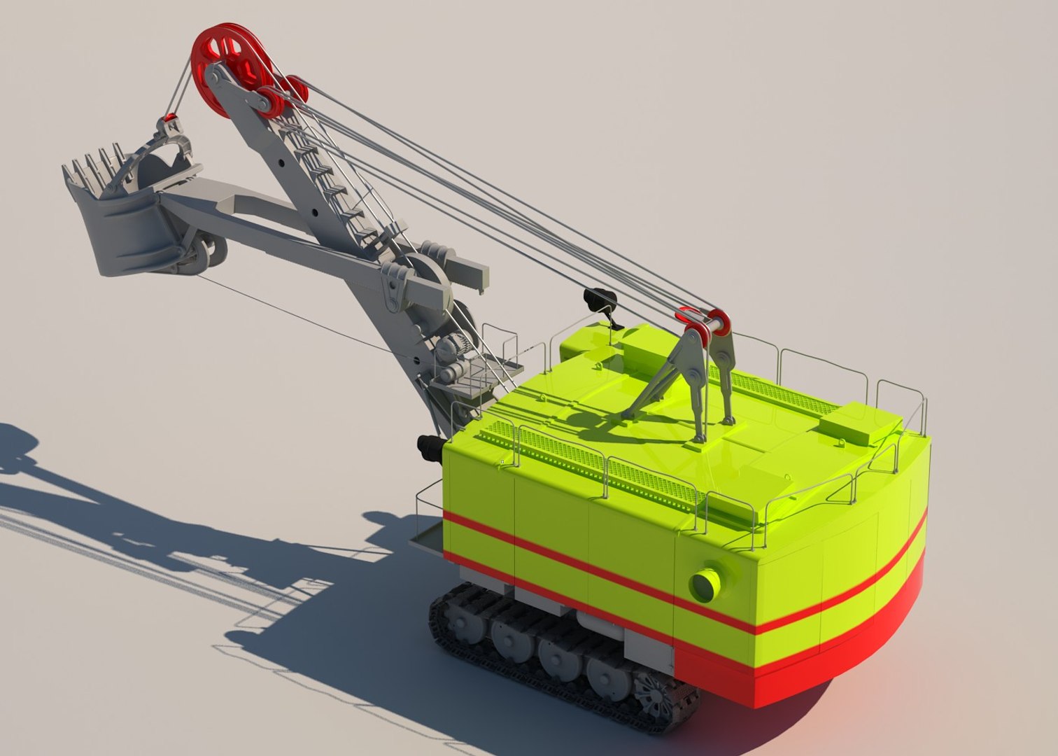 3d Electric Crawler Shovel