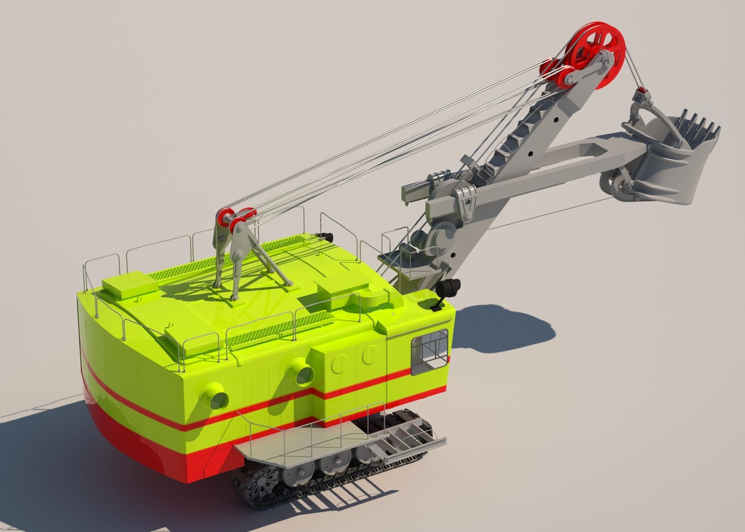 3d Electric Crawler Shovel