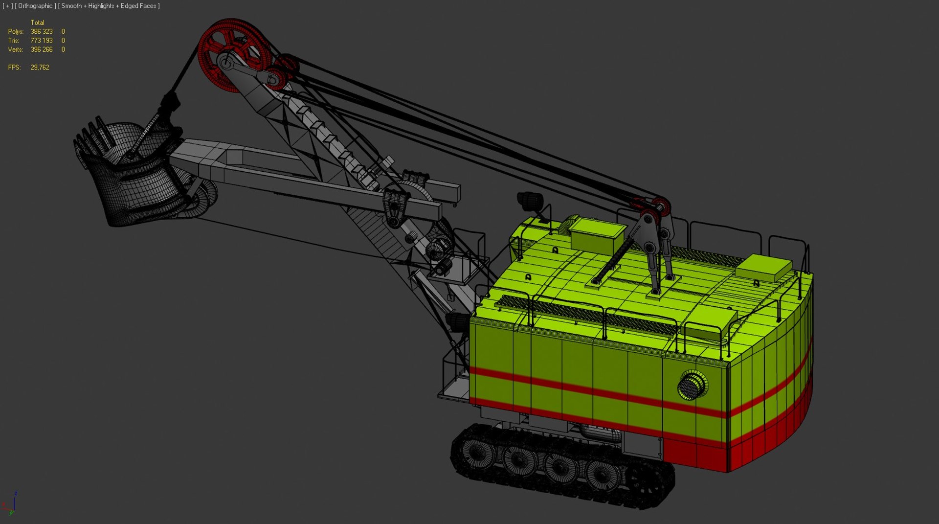 3d Electric Crawler Shovel
