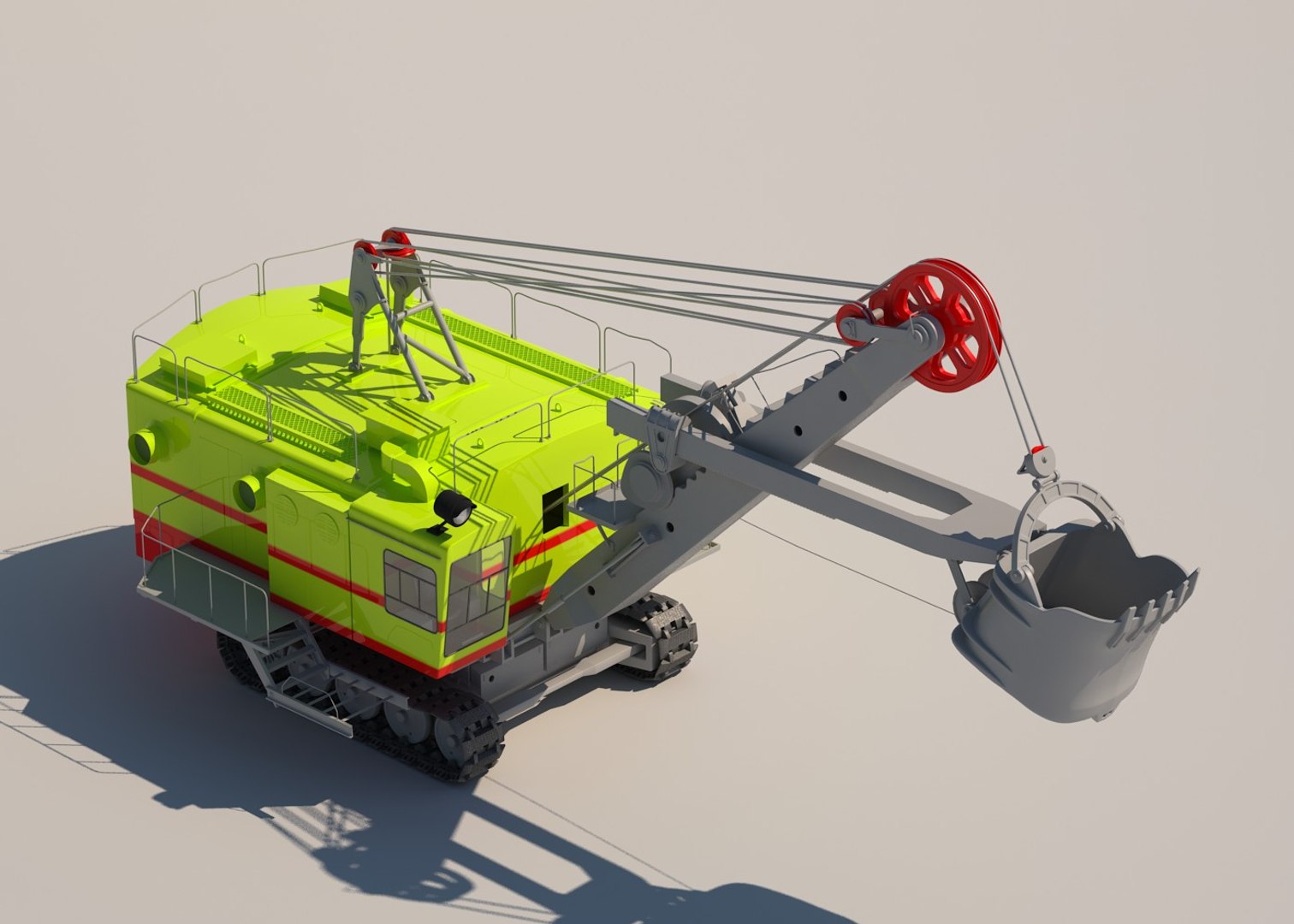 3d Electric Crawler Shovel