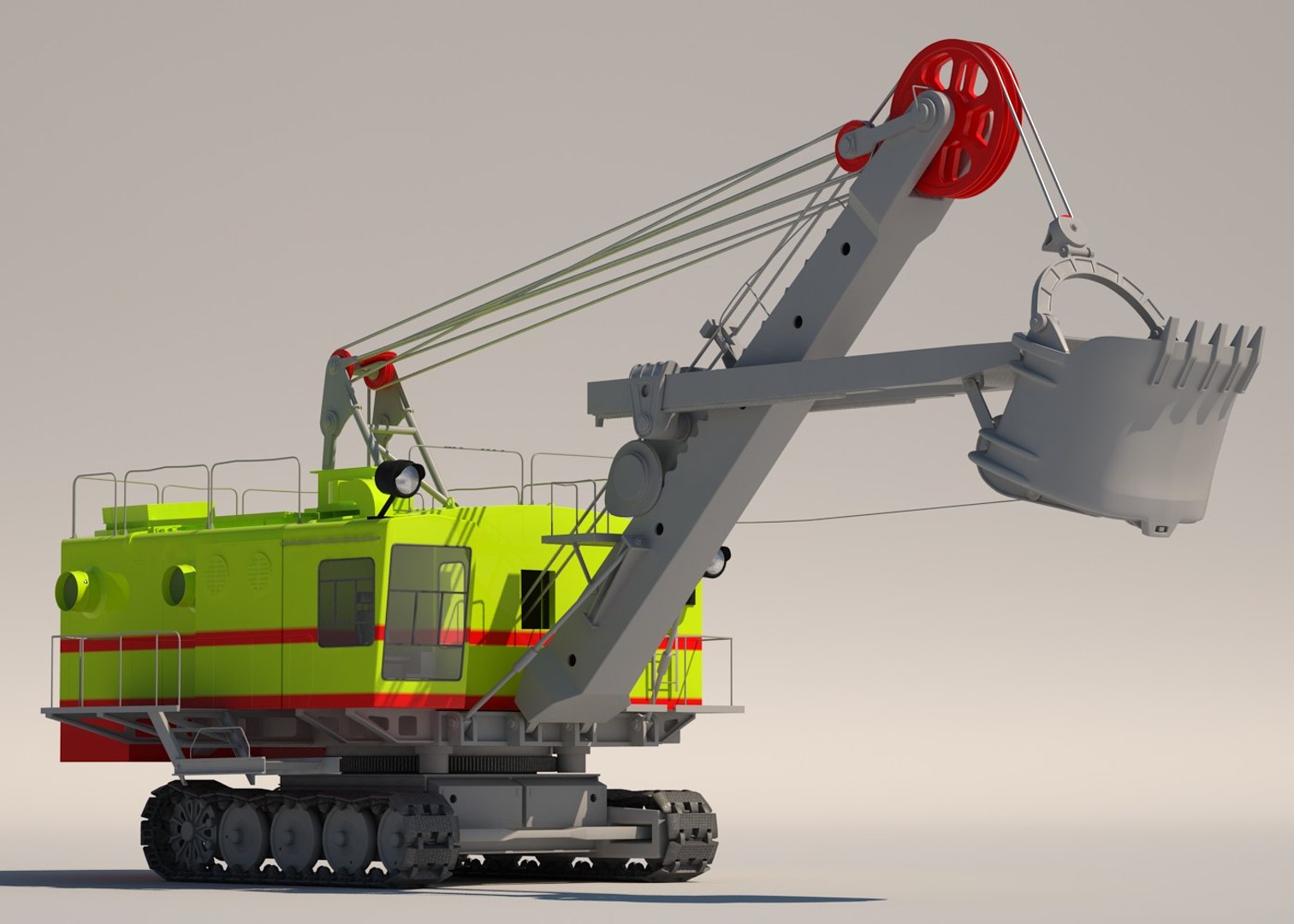 3d Electric Crawler Shovel