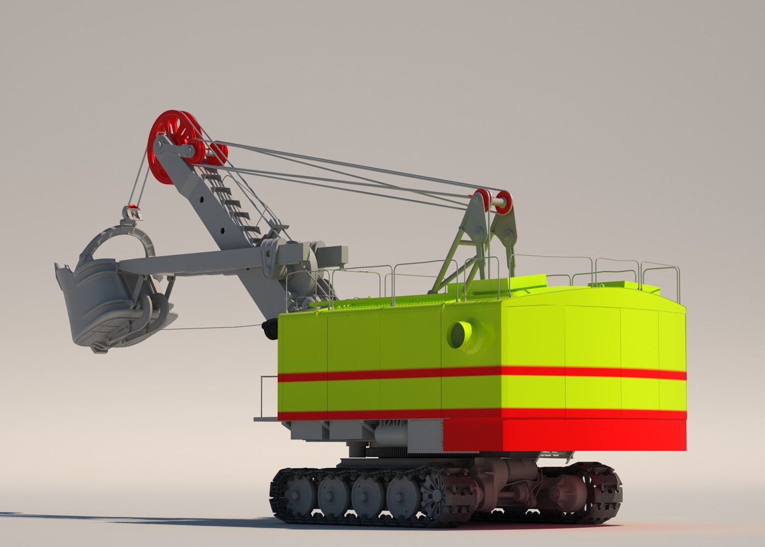 3d Electric Crawler Shovel