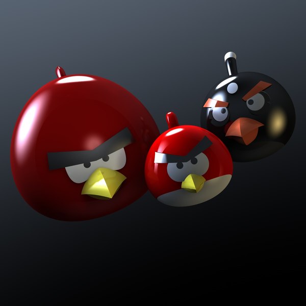 Angry Birds 3D Models for Download | TurboSquid