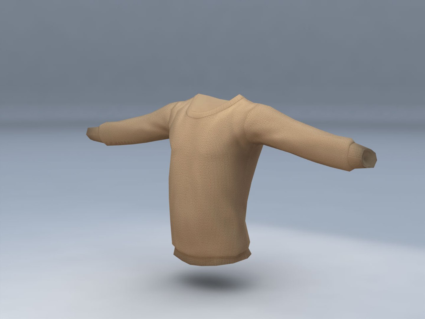 3d model sweater
