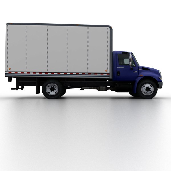 international durastar box van 3d model
