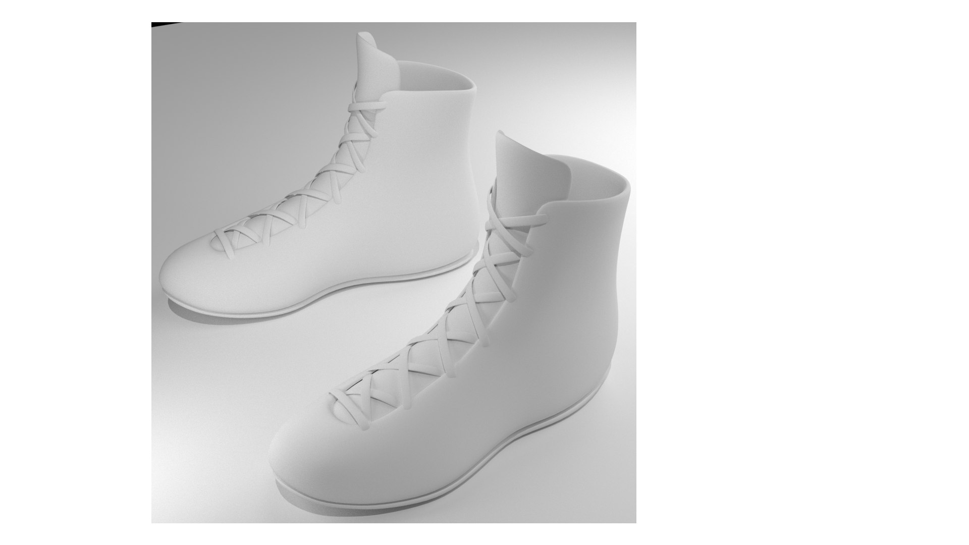 Boxing Boots 3D Model - TurboSquid 1382387