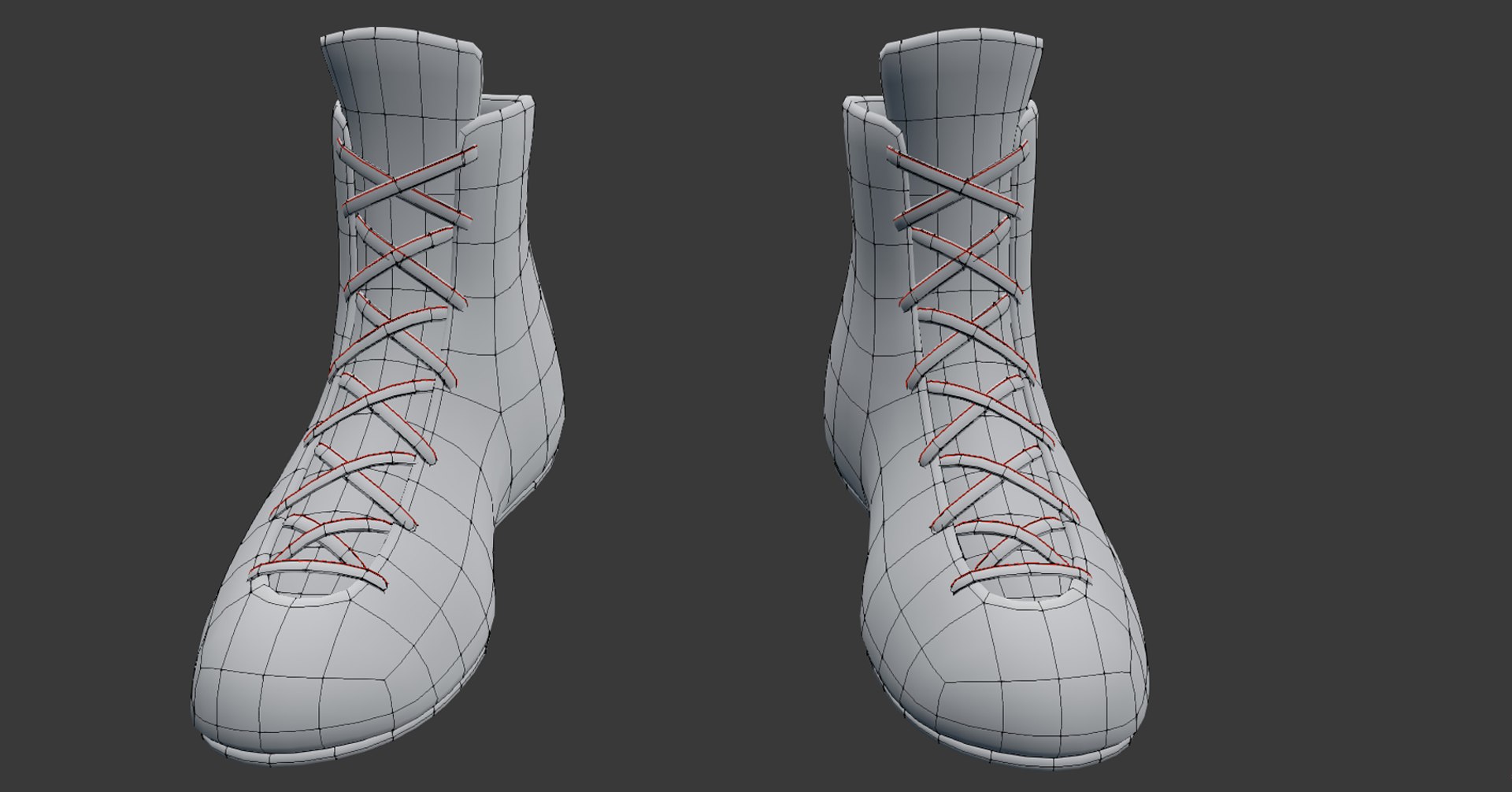 Boxing Boots 3D Model - TurboSquid 1382387
