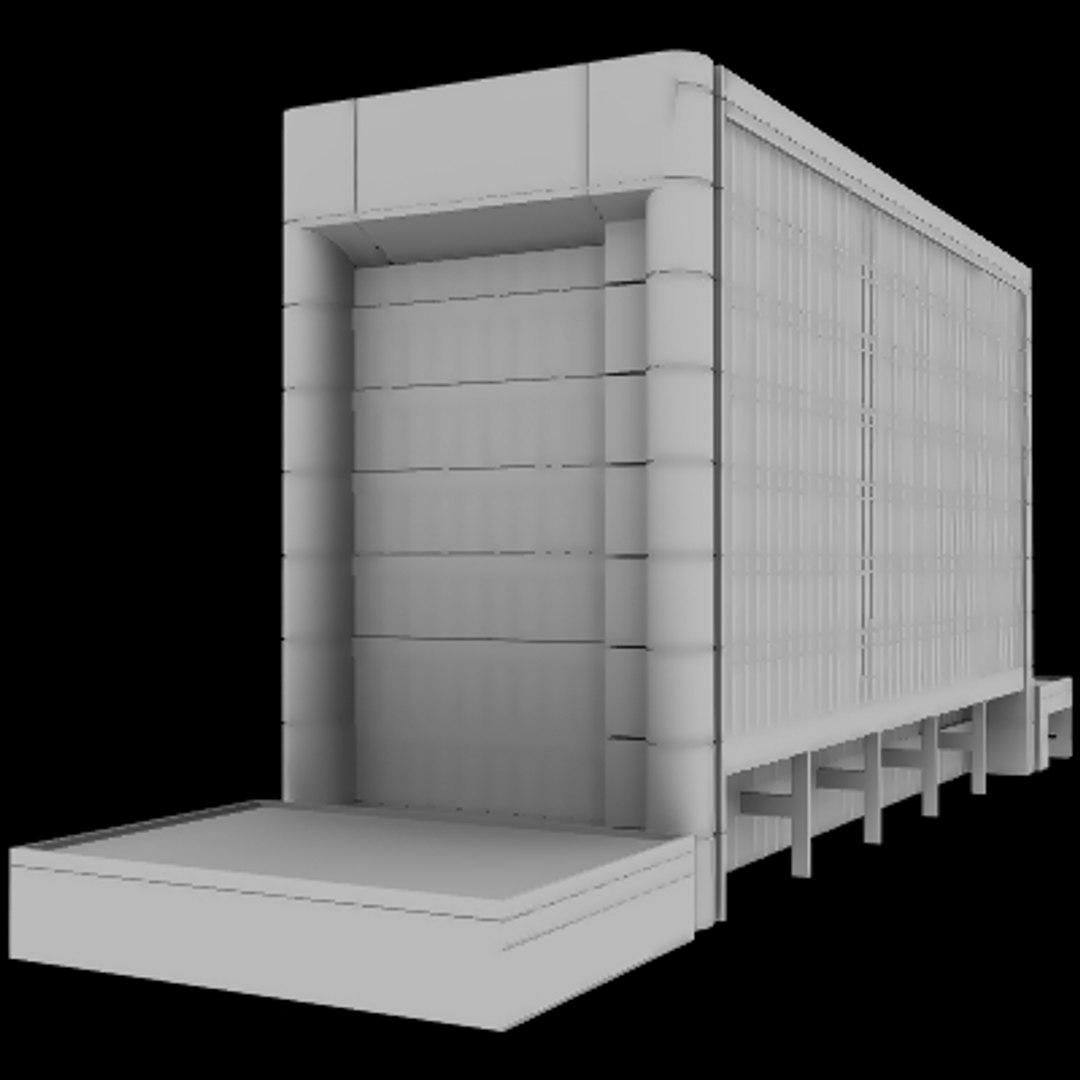 3dsmax Oklahoma City Federal Building