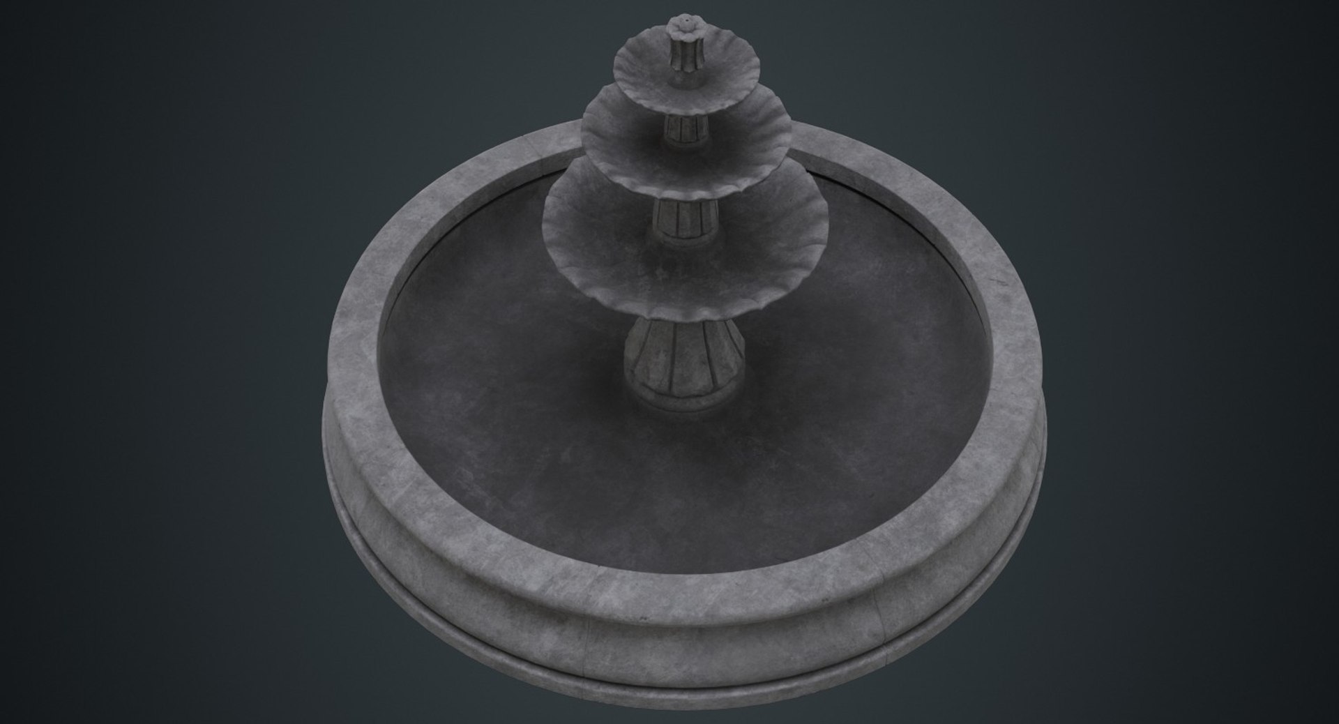 Fountain 2b 3D Model - TurboSquid 1333857