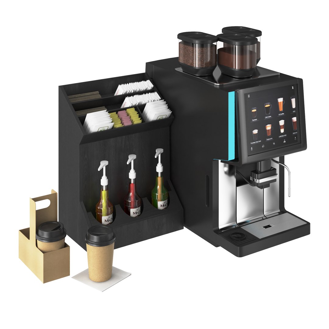 3D Model Coffee Machine - TurboSquid 1684278
