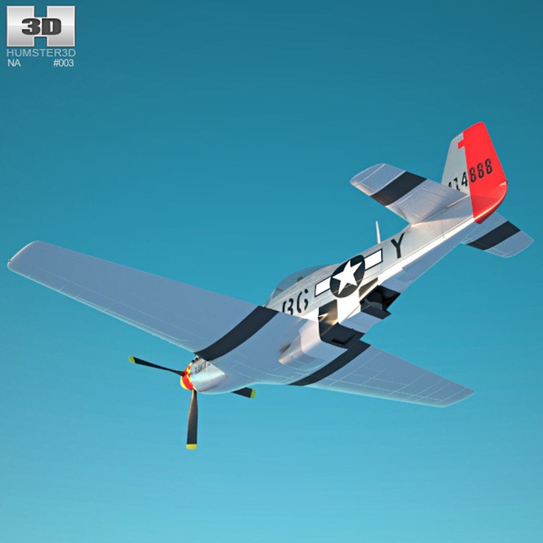 North american p-51 3D model - TurboSquid 1293968