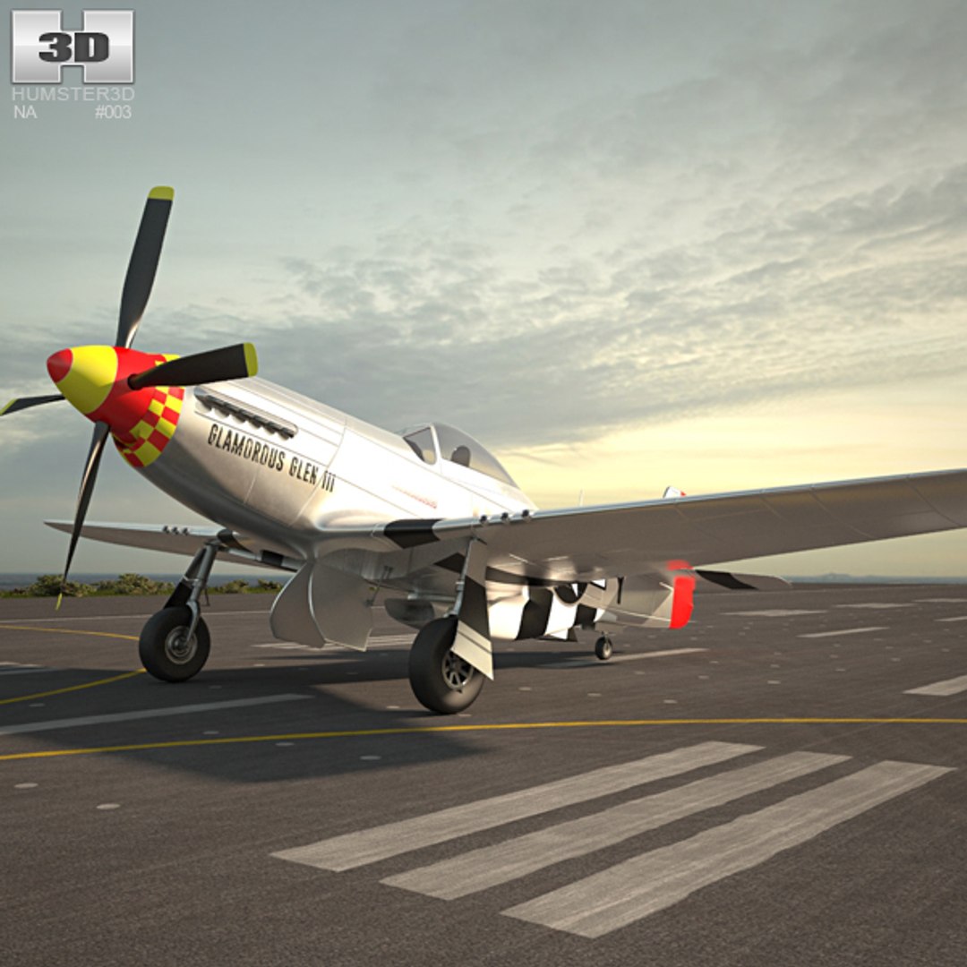 North american p-51 3D model - TurboSquid 1293968