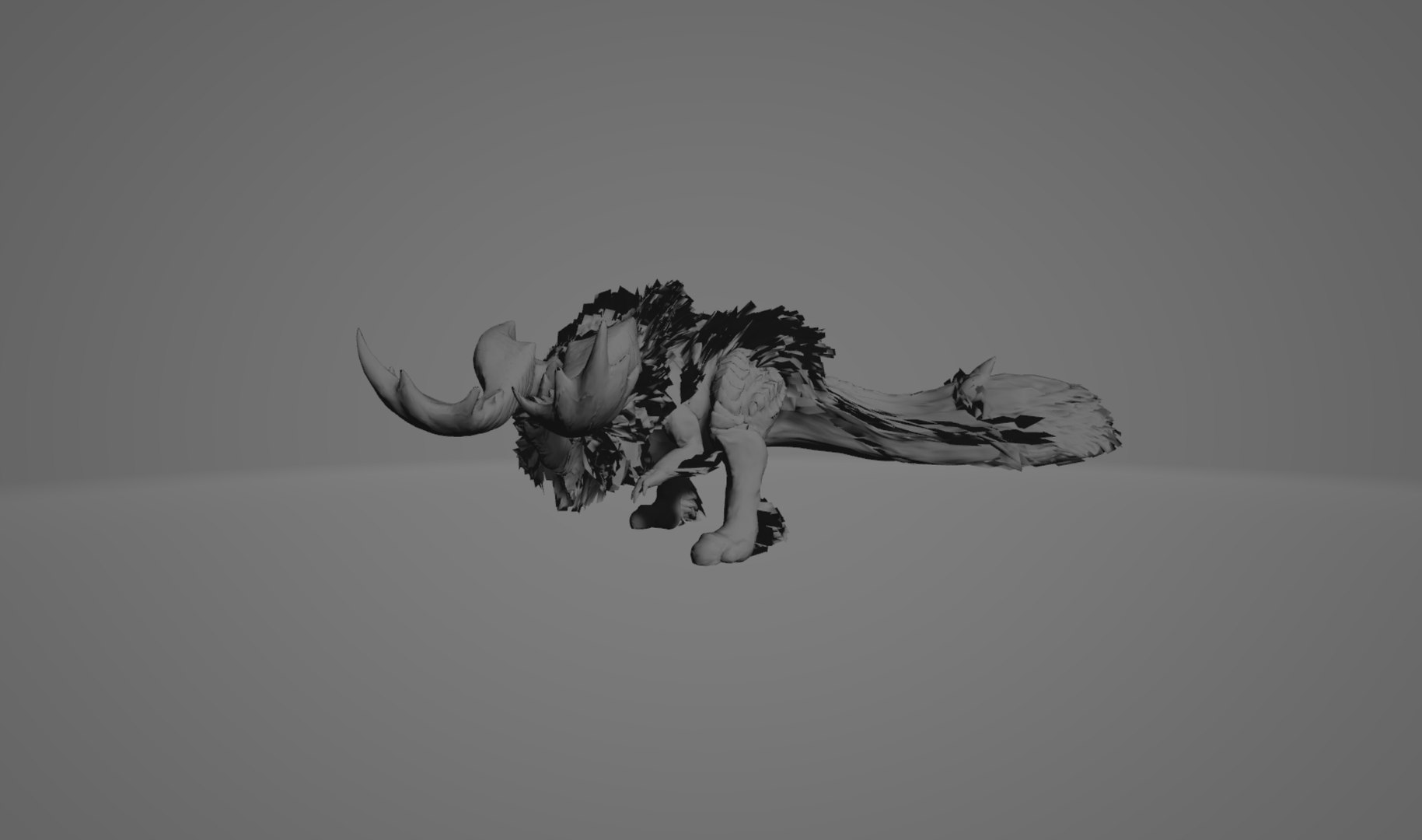 3D MONSTER HUNTER BANBARO - TurboSquid 2226361