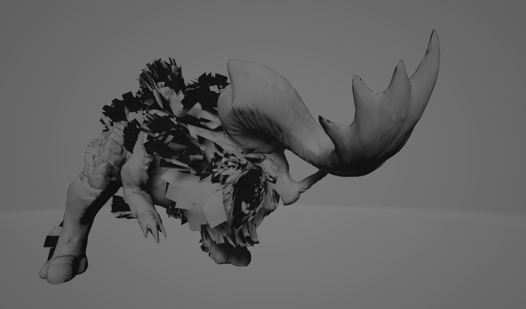 3D MONSTER HUNTER BANBARO - TurboSquid 2226361