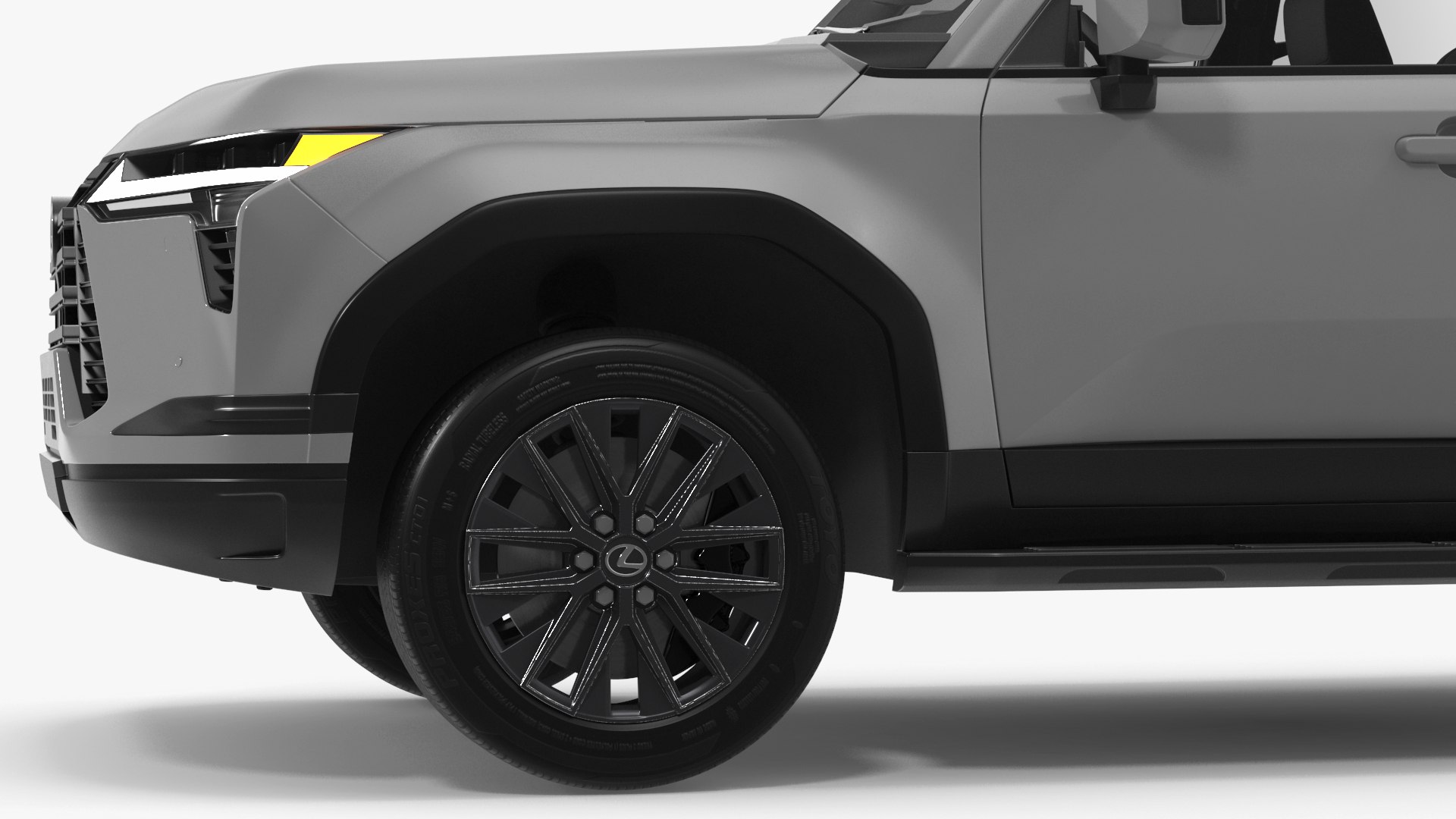 Lexus GX 550 SUV White Rigged for Maya 3D model - TurboSquid 2155822