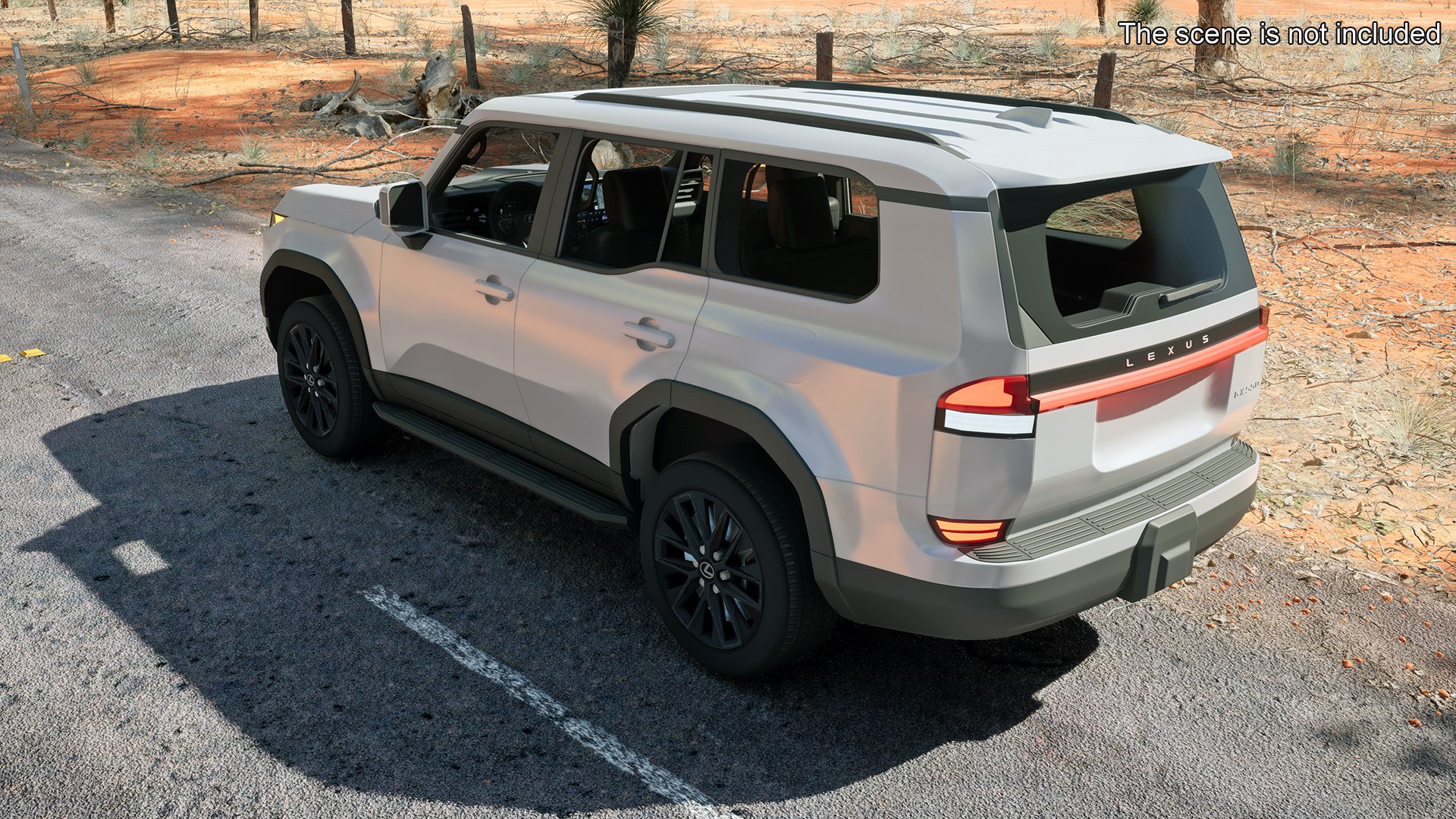 Lexus GX 550 SUV White Rigged for Maya 3D model - TurboSquid 2155822