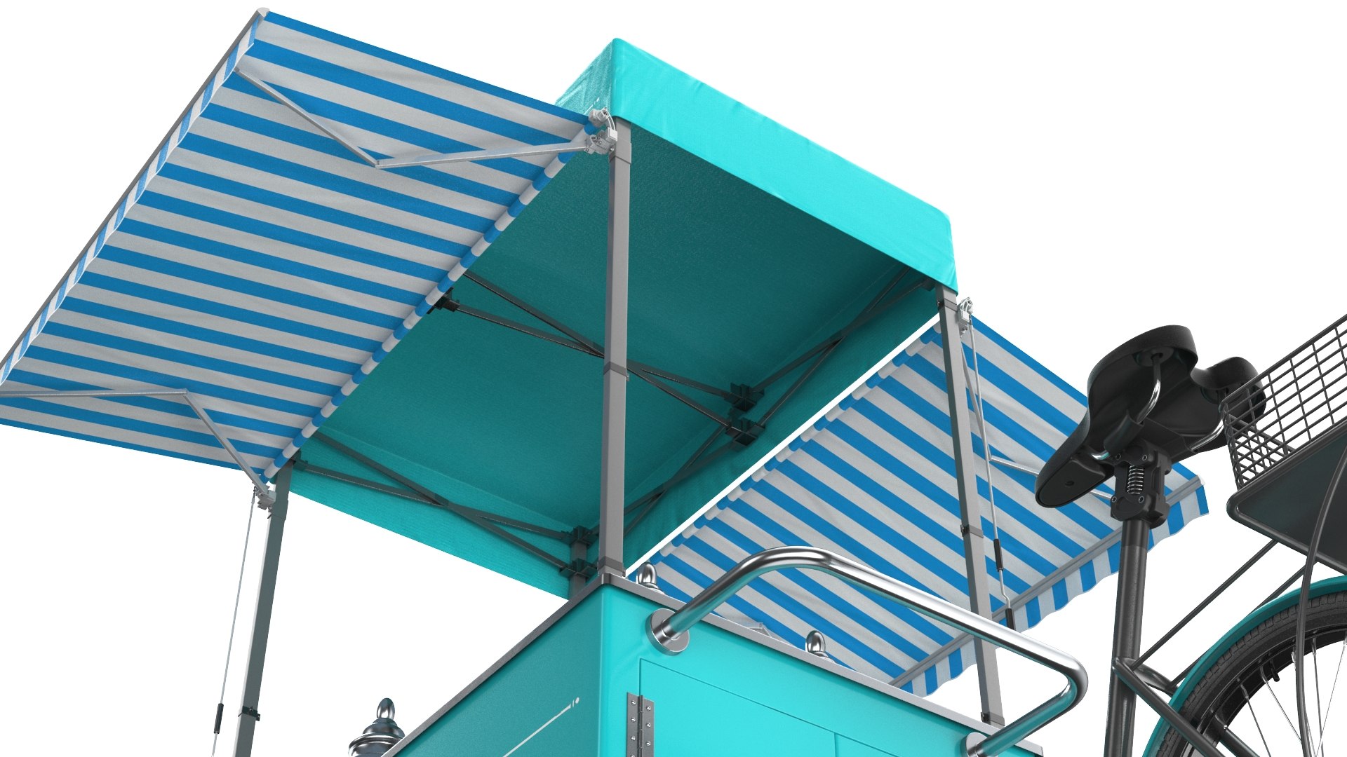 Gelato Ice Cream Cart 3D Model - TurboSquid 1987023