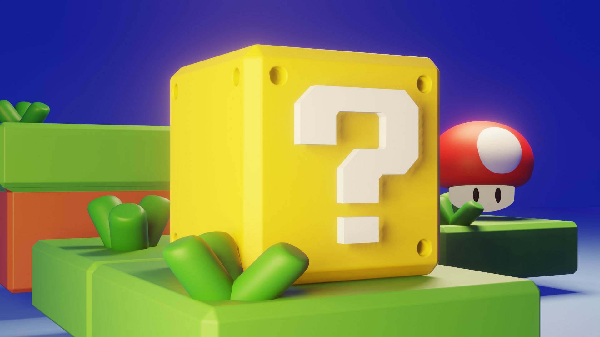 3D Mario Box - TurboSquid 2177724