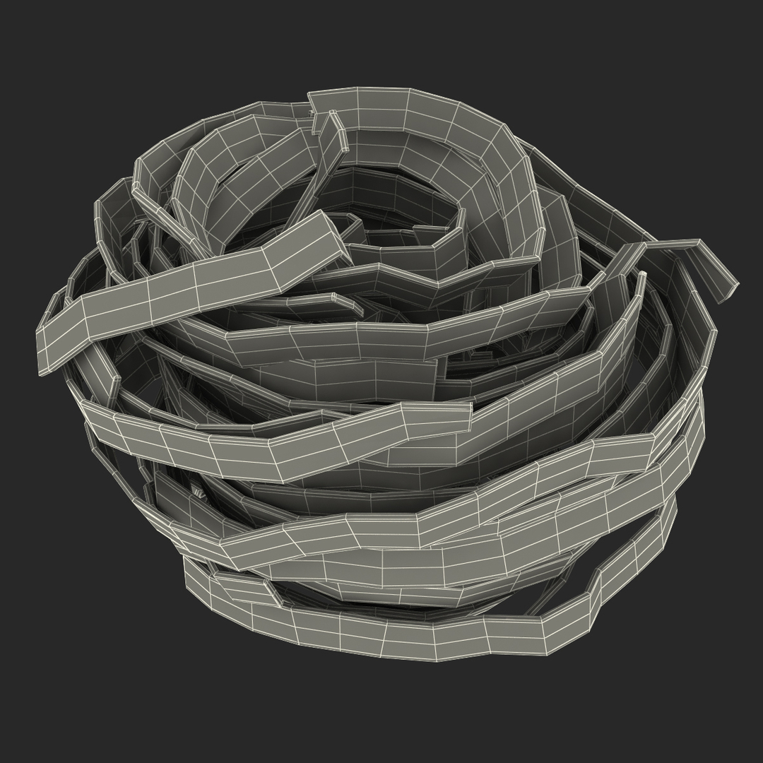 Pasta Nest Spaghetti Model - TurboSquid 1366970