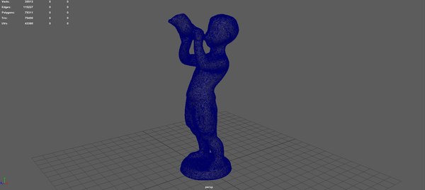 3D child statue 1 model - TurboSquid 1236028