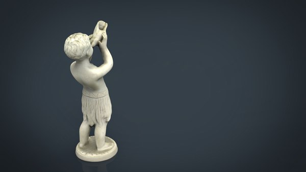 3D child statue 1 model - TurboSquid 1236028