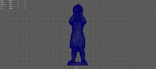 3D child statue 1 model - TurboSquid 1236028