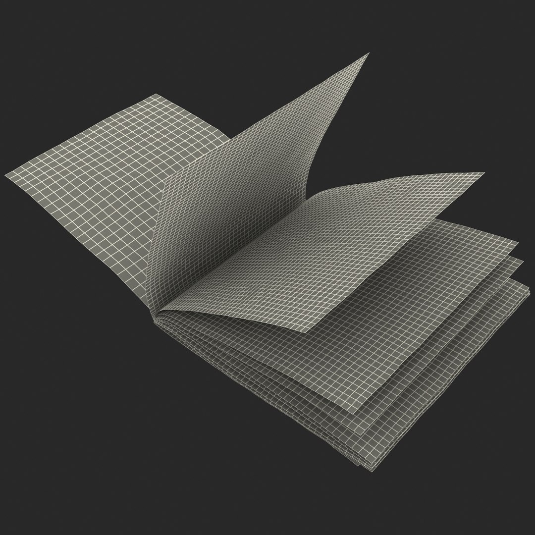 Paper Dollars 3 3d Model