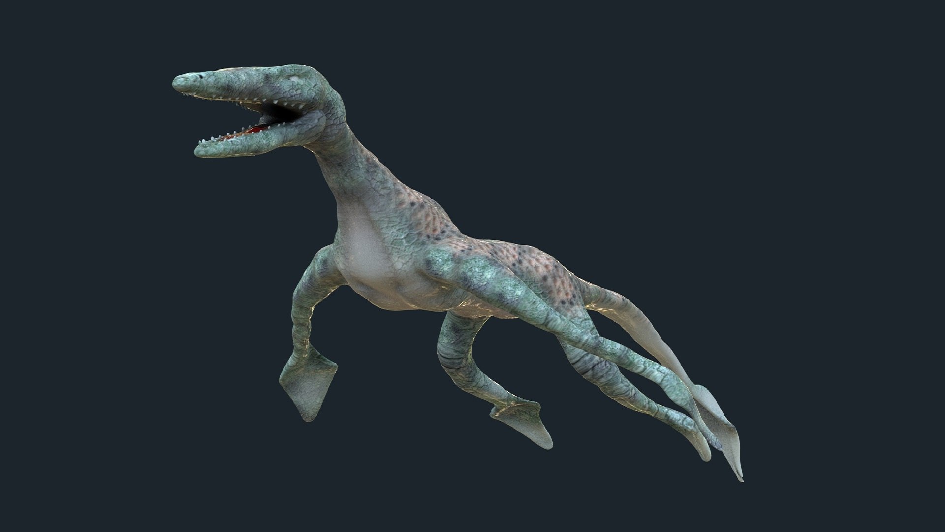 3D Sea Monster Model - TurboSquid 2087640