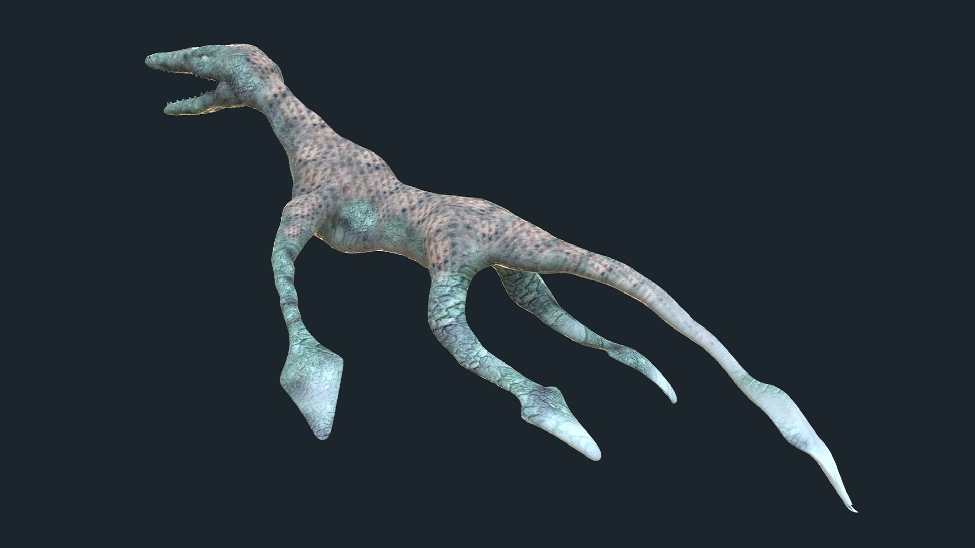 3D Sea Monster Model - TurboSquid 2087640